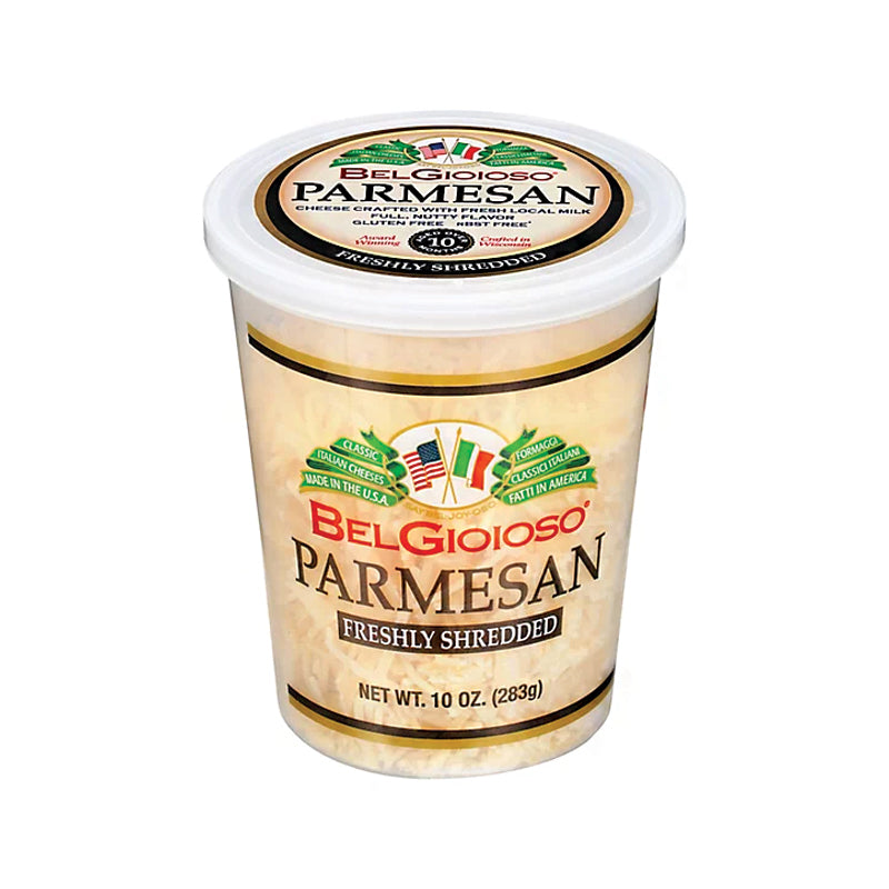 Belgioioso Shredded Parm Cup Lg 10 oz – Hana Food Distributor, Inc.