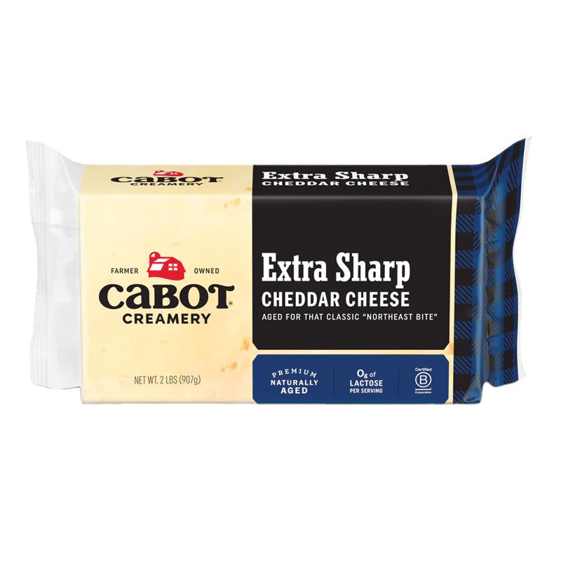 Cabot Extra Sharp White Cheddar 2 lb – Hana Food Distributor, Inc.