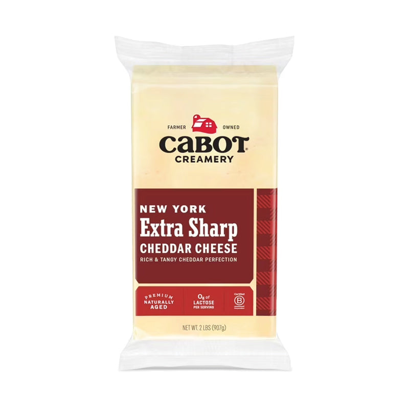 Cabot Ny Extra Sharp White Cheddar 2 lb – Hana Food Distributors Inc.