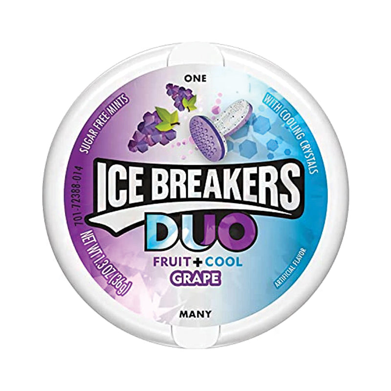 Ice Breakers Duo Grape 1.3 oz – Hana Food Distributors Inc.