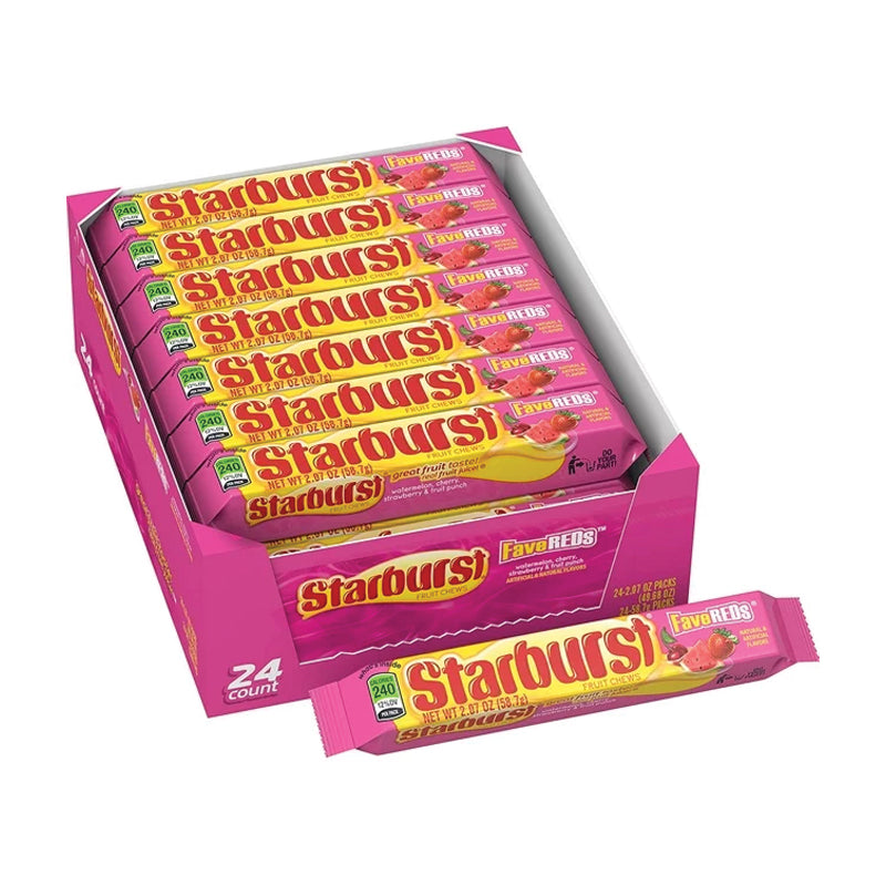Starburst Fav Reds 24 ct – Hana Food Distributors Inc.