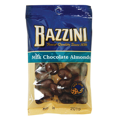 Bazzini Milk Choc. Almonds 1.5 oz – Hana Food Distributor, Inc.