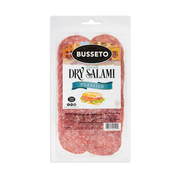 Busseto Italian Dry Salami 3 oz – Hana Food Distributor, Inc.