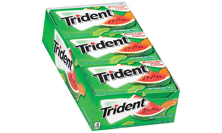 Trident Watermelon Twist-Vup 14 pcs – Hana Food Distributors Inc.