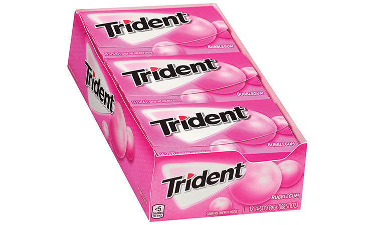 Trident Bubble Gum-Vup 18 pcs – Hana Food Distributor, Inc.