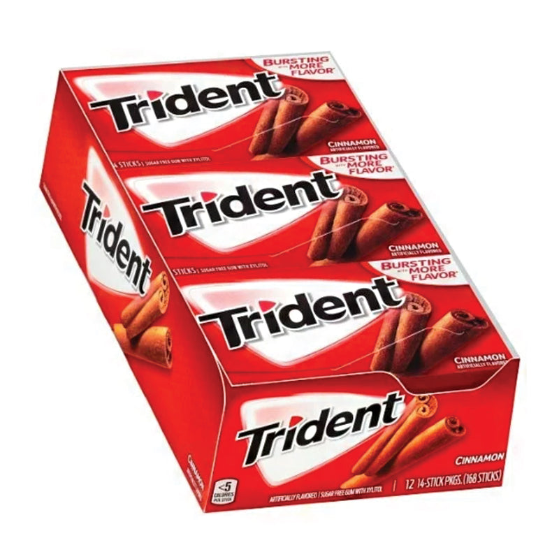 Trident Cinnamon-Vup 14 pcs – Hana Food Distributors Inc.