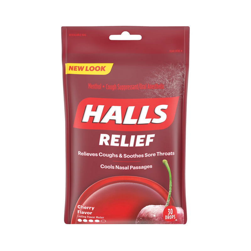Halls Bags Cherry 30 pc – Hana Food Distributor, Inc.