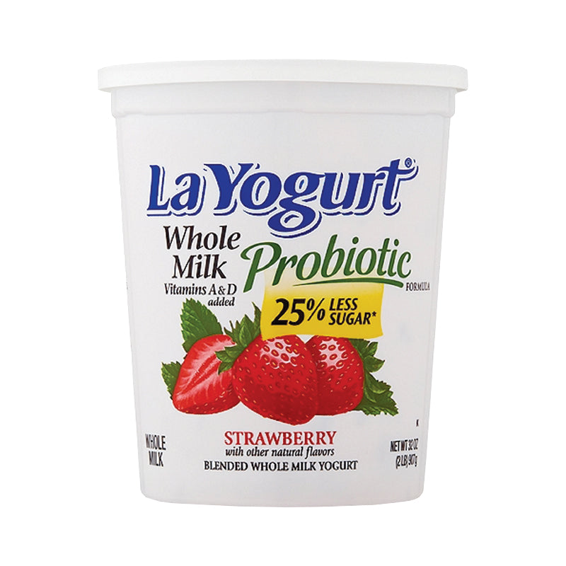 La Yogurt Whole Milk Stawberry 32 oz – Hana Food Distributor, Inc.