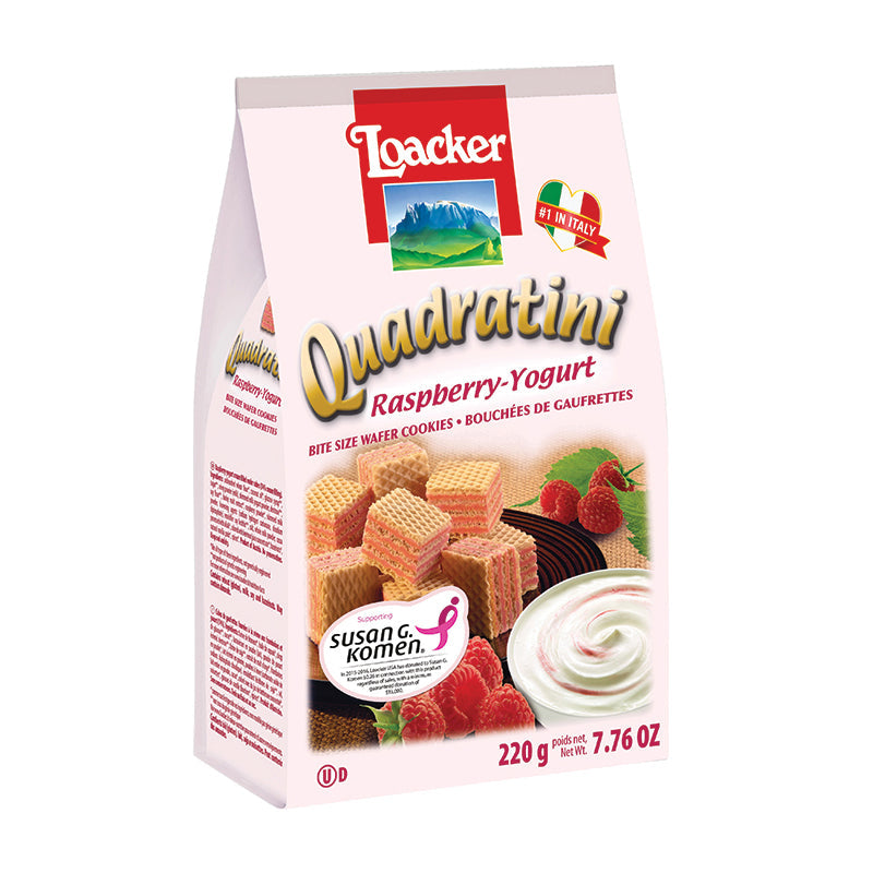 Loacker Cube Raspberry Yogurt 7.74 oz – Hana Food Distributor, Inc.