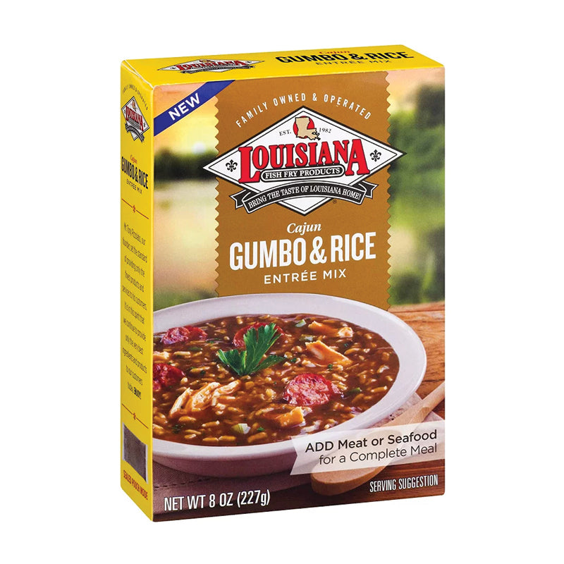 Louisiana Gumbo W/Rics Mix (Box) 8 oz – Hana Food Distributors Inc.