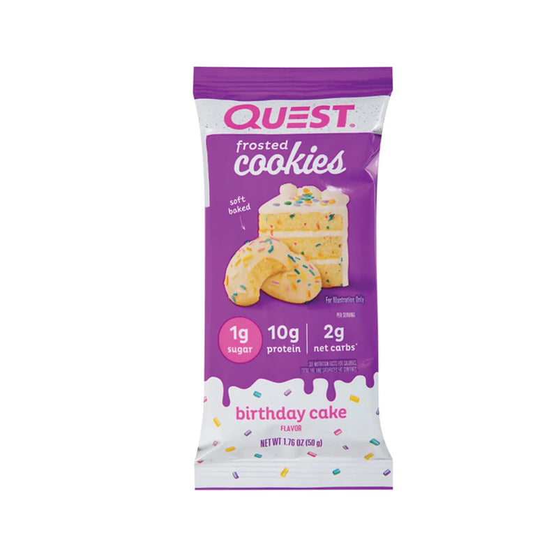 Quest Frosted Cookies - Birthday Cake 1.76 oz – Hana Food Distributor, Inc.