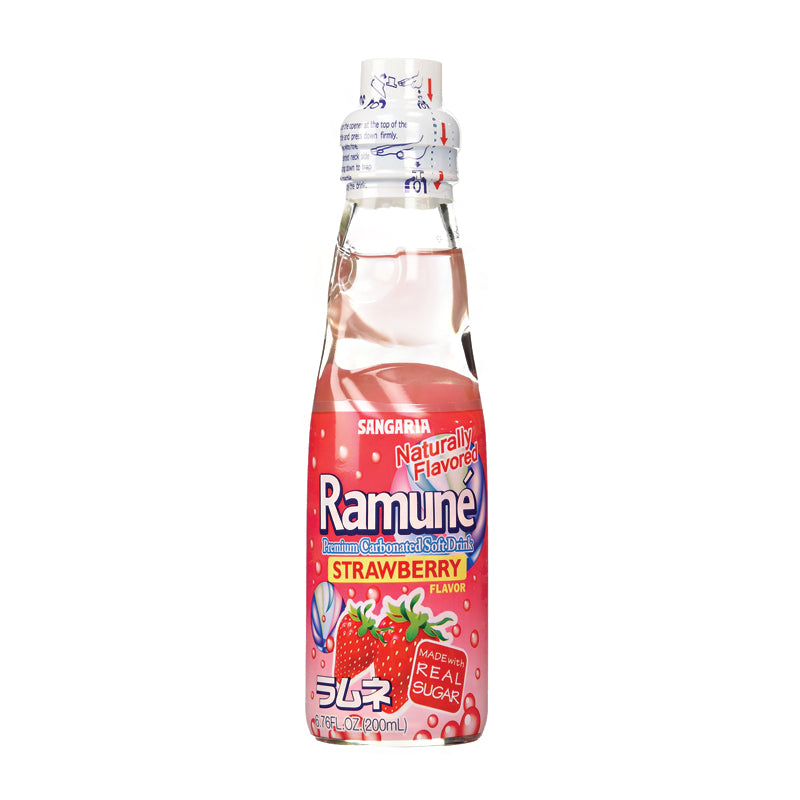 Ramune Strawberry 6.76 oz – Hana Food Distributor, Inc.