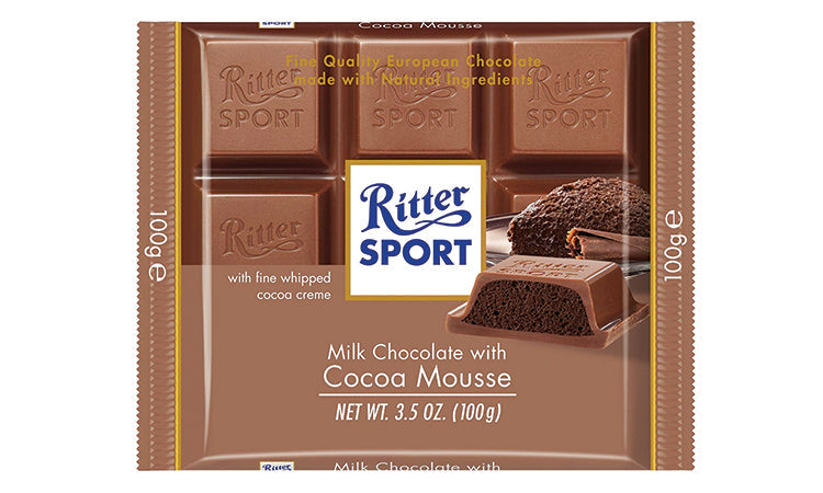 Ritter Sport Cocoa Mousse 3.5 oz – Hana Food Distributor, Inc.