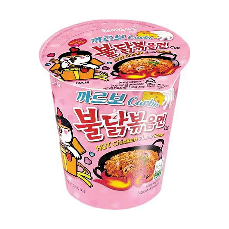 Samyang Hot Chicken Cup - Carbo 80 g – Hana Food Distributor, Inc.
